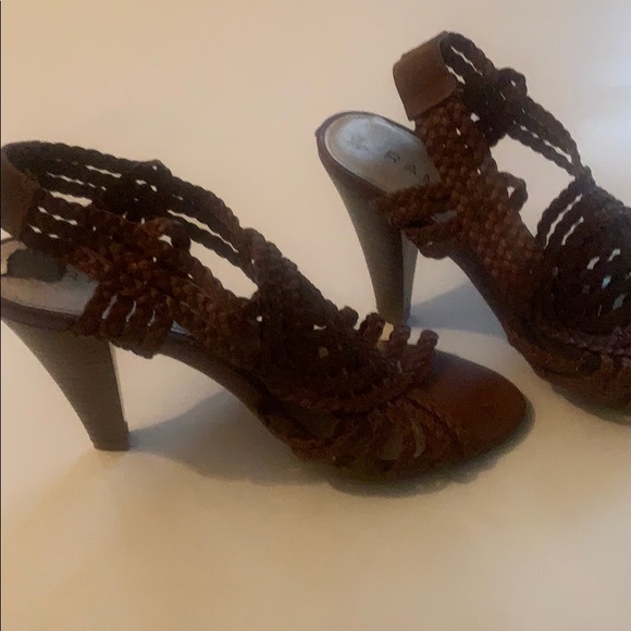 Rampage | Shoes | Rampage Brown Woven Heels | Poshmark